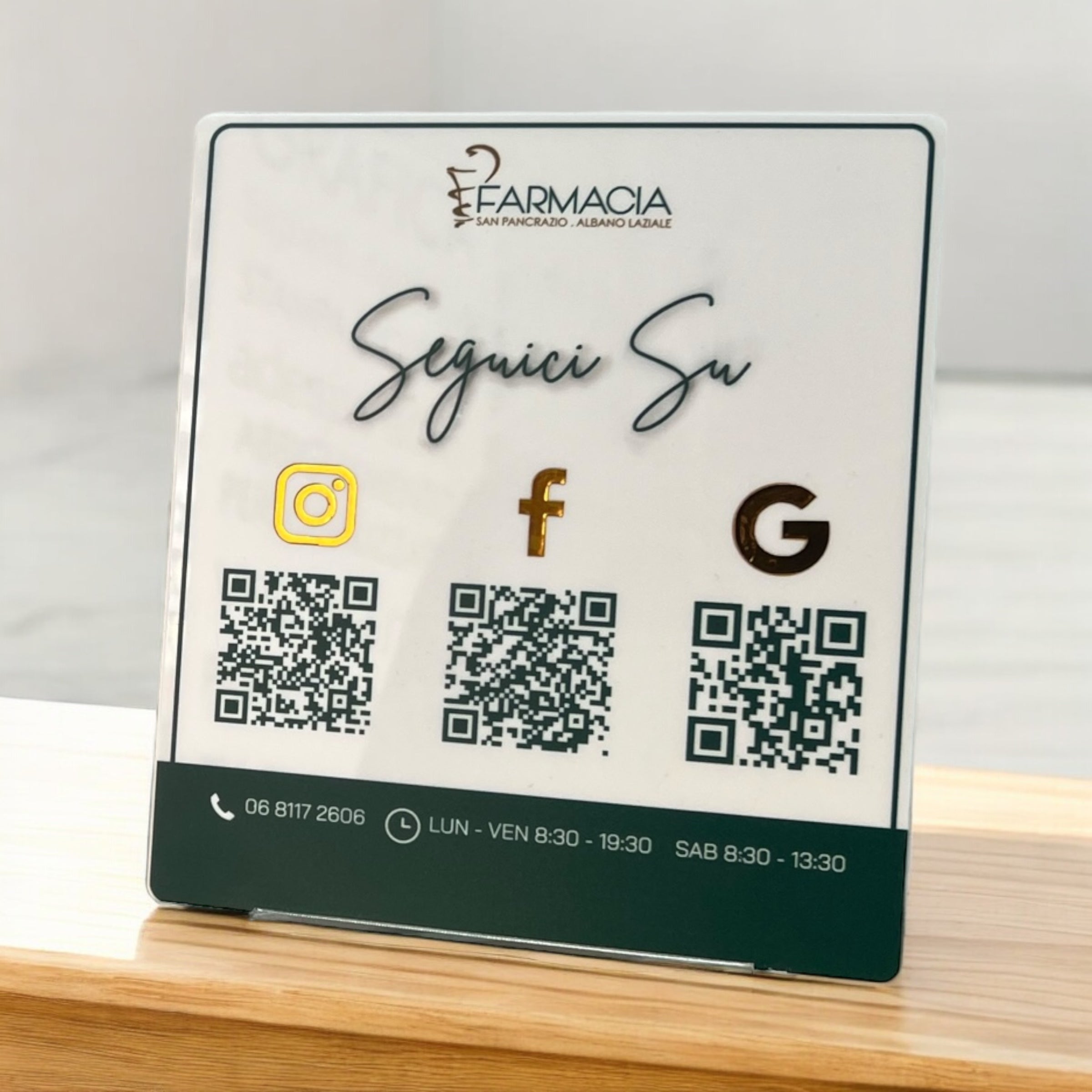 Espositore QR Code in Plexiglass -Connect – La CloClo